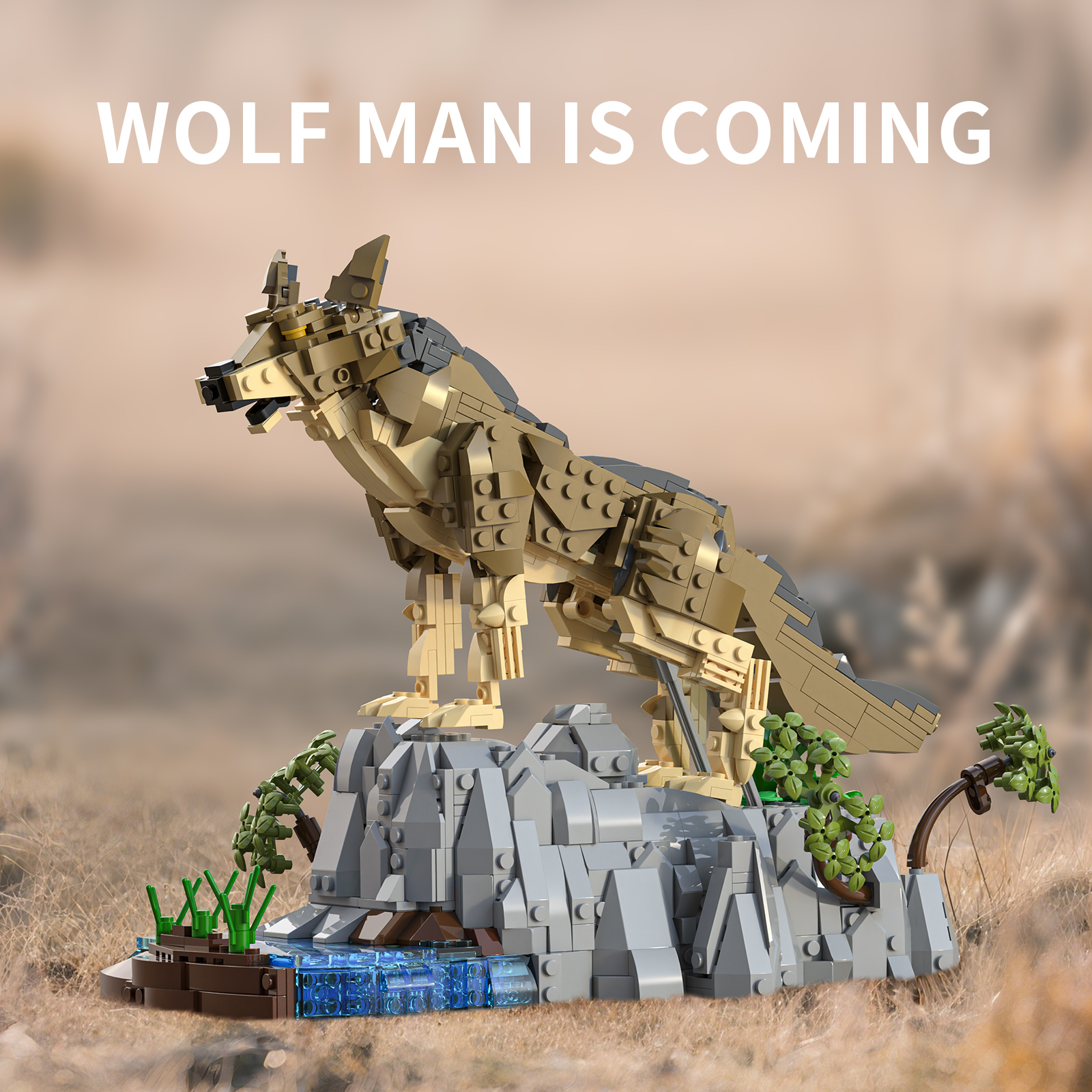 Wolf Werewolf King Building Blocks 1192 Pcs Xbert Animals Bricks Toy ...