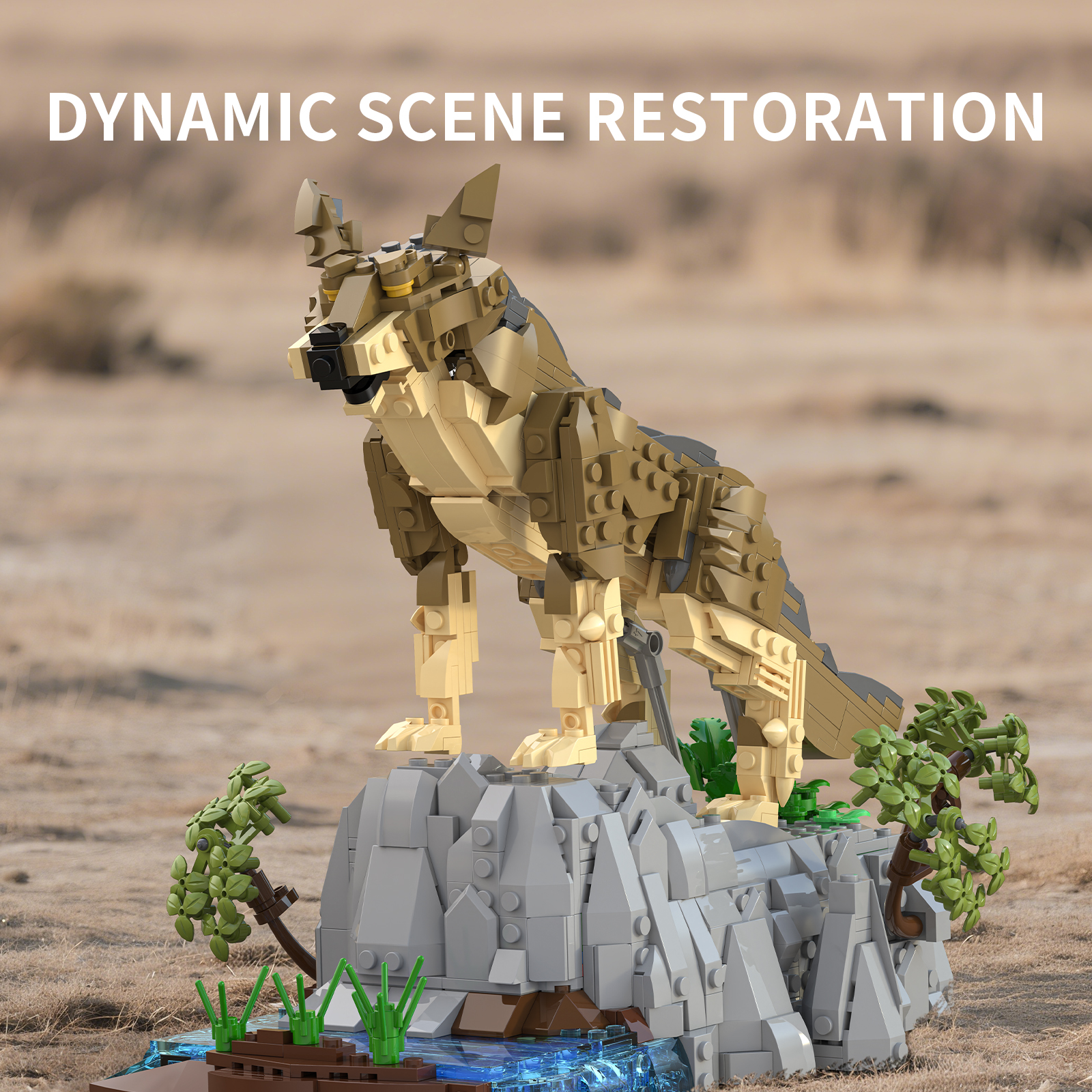 Wolf Werewolf King Building Blocks 1192 Pcs Xbert Animals Bricks Toy ...
