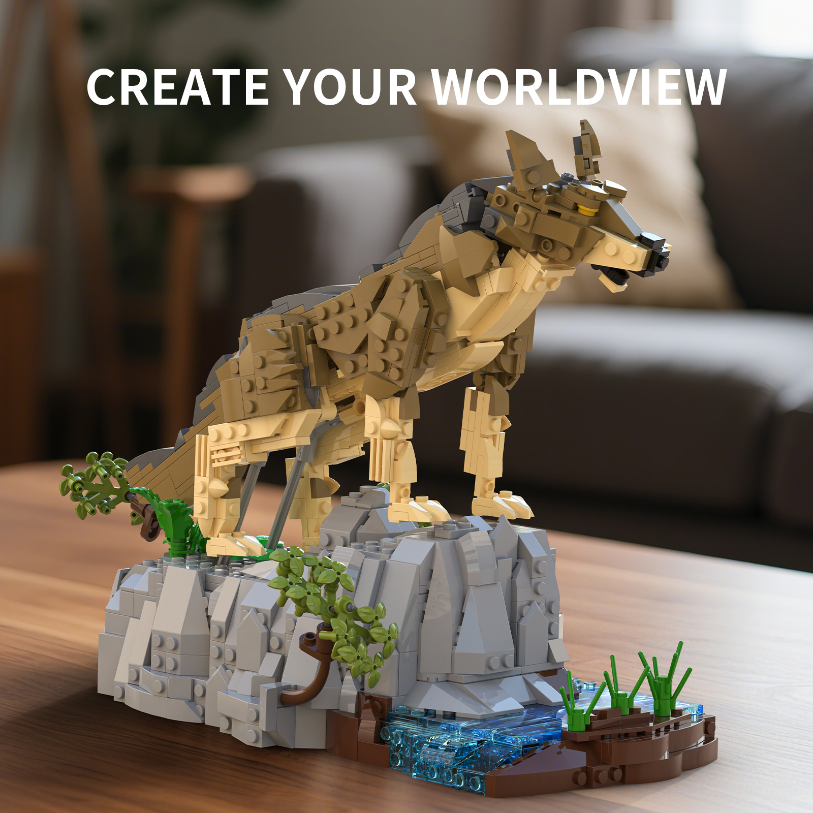 Wolf Werewolf King Building Blocks 1192 Pcs Xbert Animals Bricks Toy ...