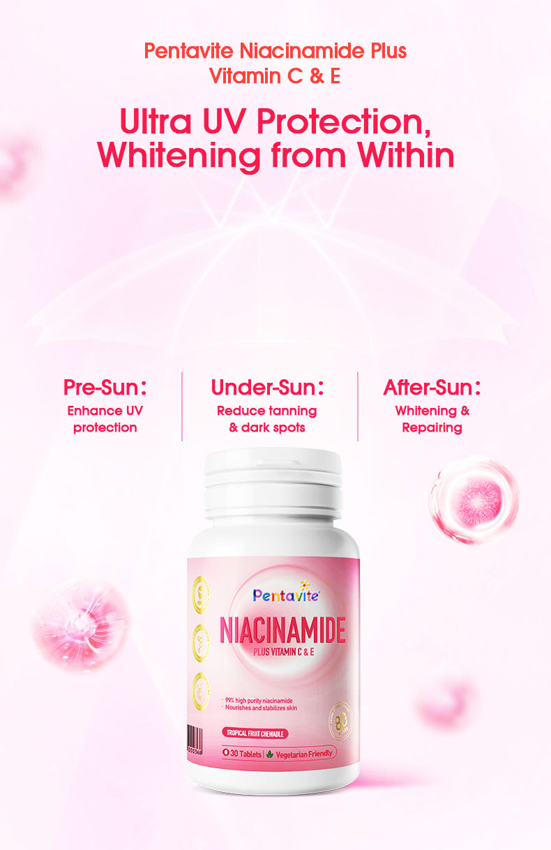 【The Family Beauty Boost】Pentavite 3 Bottles Set (Niacinamide + Women ...