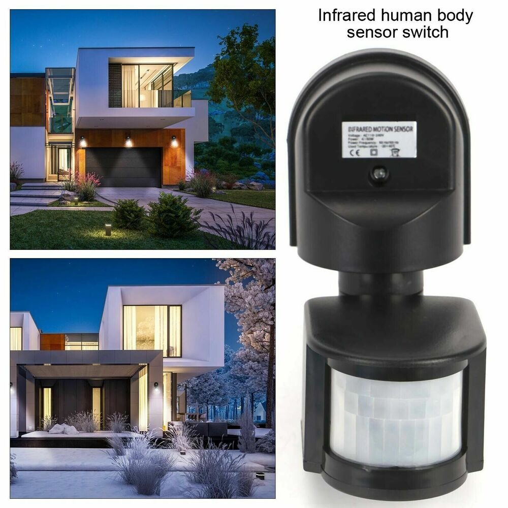 GUSTAVA Motion Sensor Wall Mount Outdoor 220V Movement Detector ...