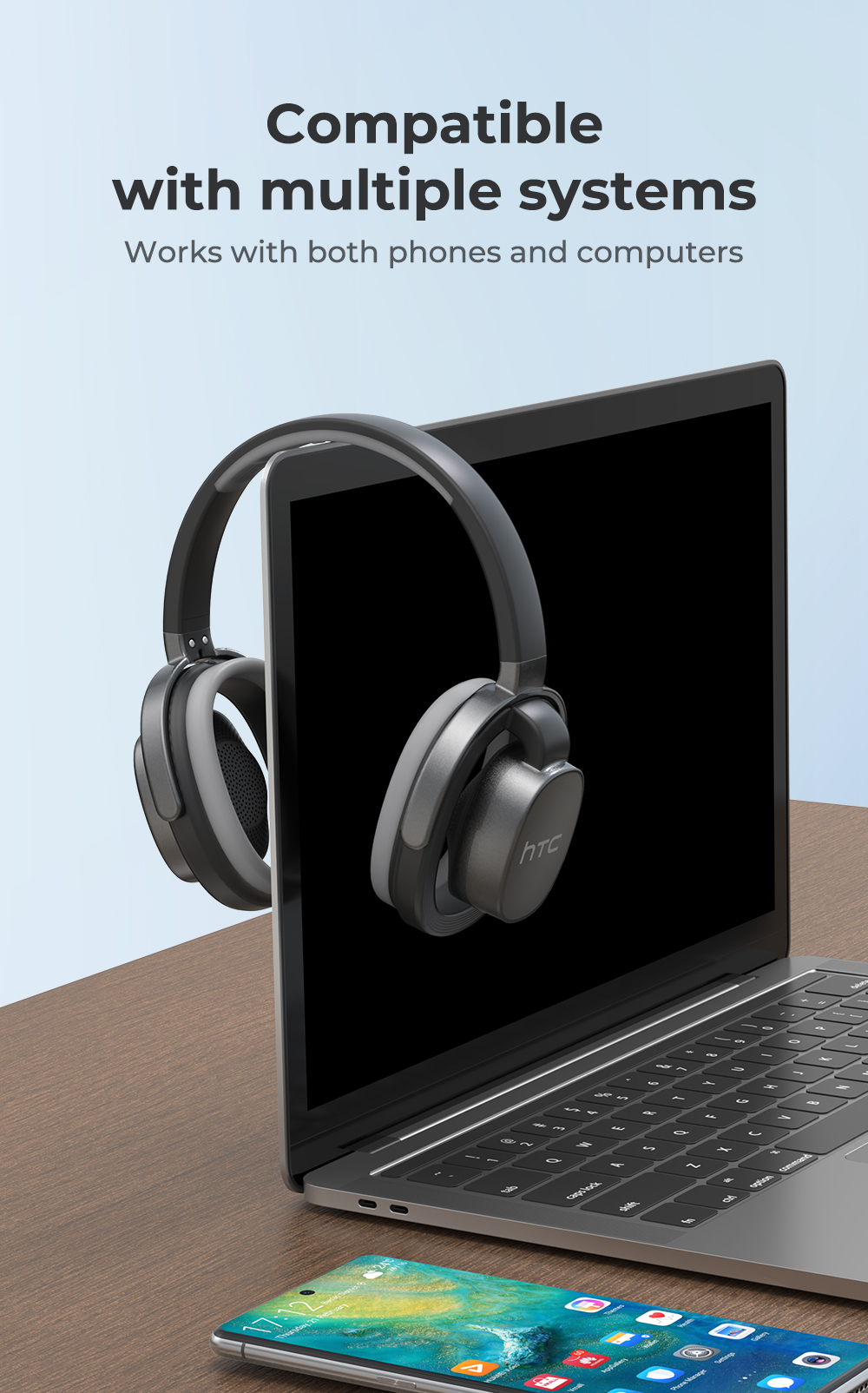 HTC HP07 AI Translator Earbud Wireless Bluetooth Headphone Smart Real ...