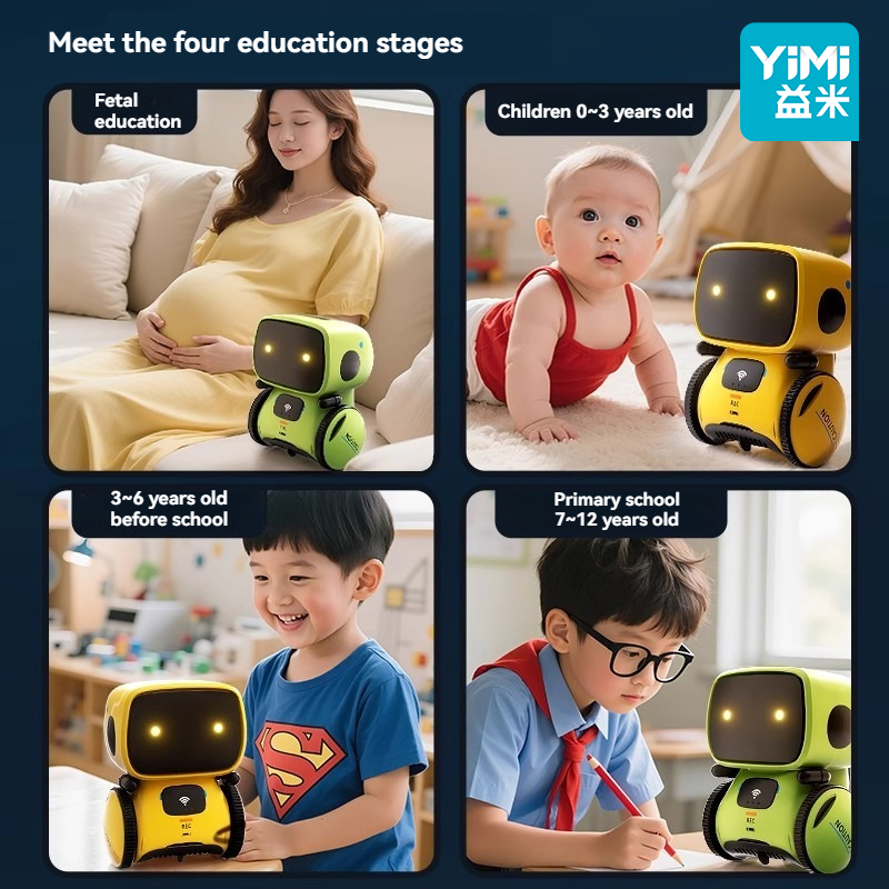 YIMI Robot Toy Talking Robot Robots Dance Voice Command Sensor, Singing ...
