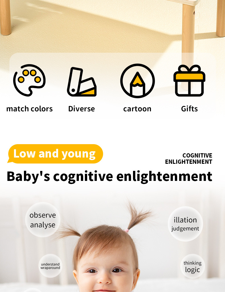 Montessori Early Learning Wooden Busy Board Big Winding Beads Maze Busy ...