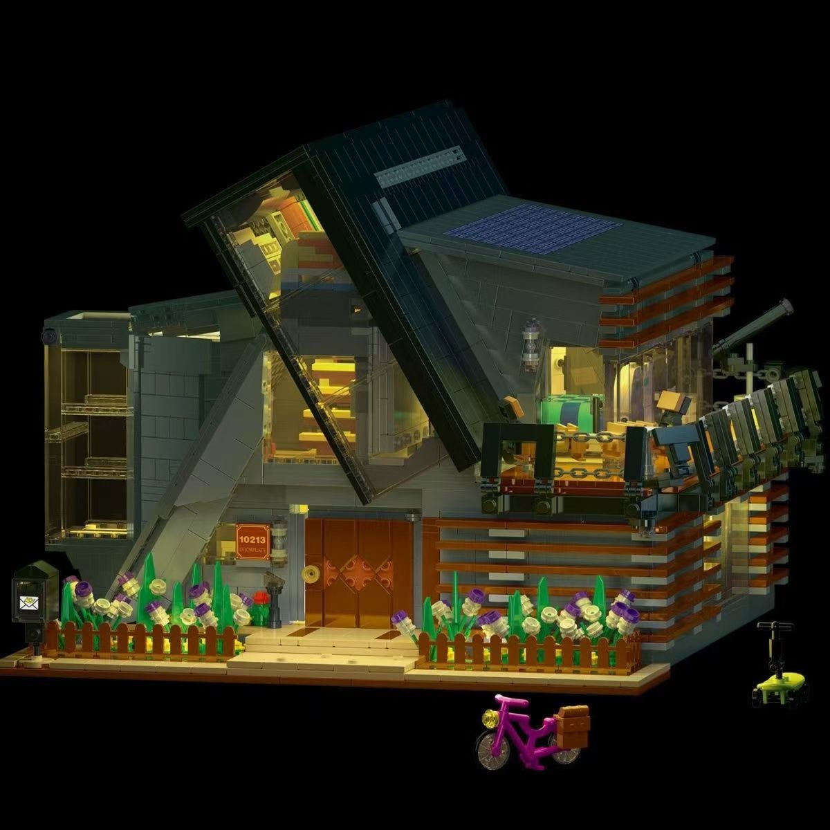 The Lambda House Building Blocks 3832 Pcs MORK Architecture Bricks Toy ...