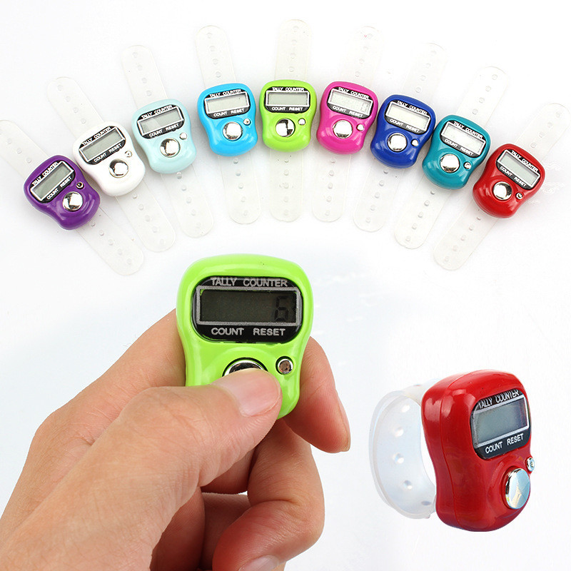 Finger counter, portable electronic counter, manual button counter ...