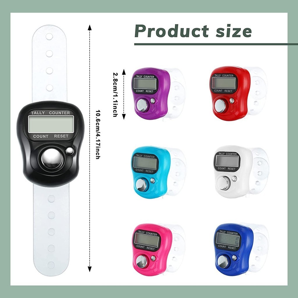 Finger counter, portable electronic counter, manual button counter ...
