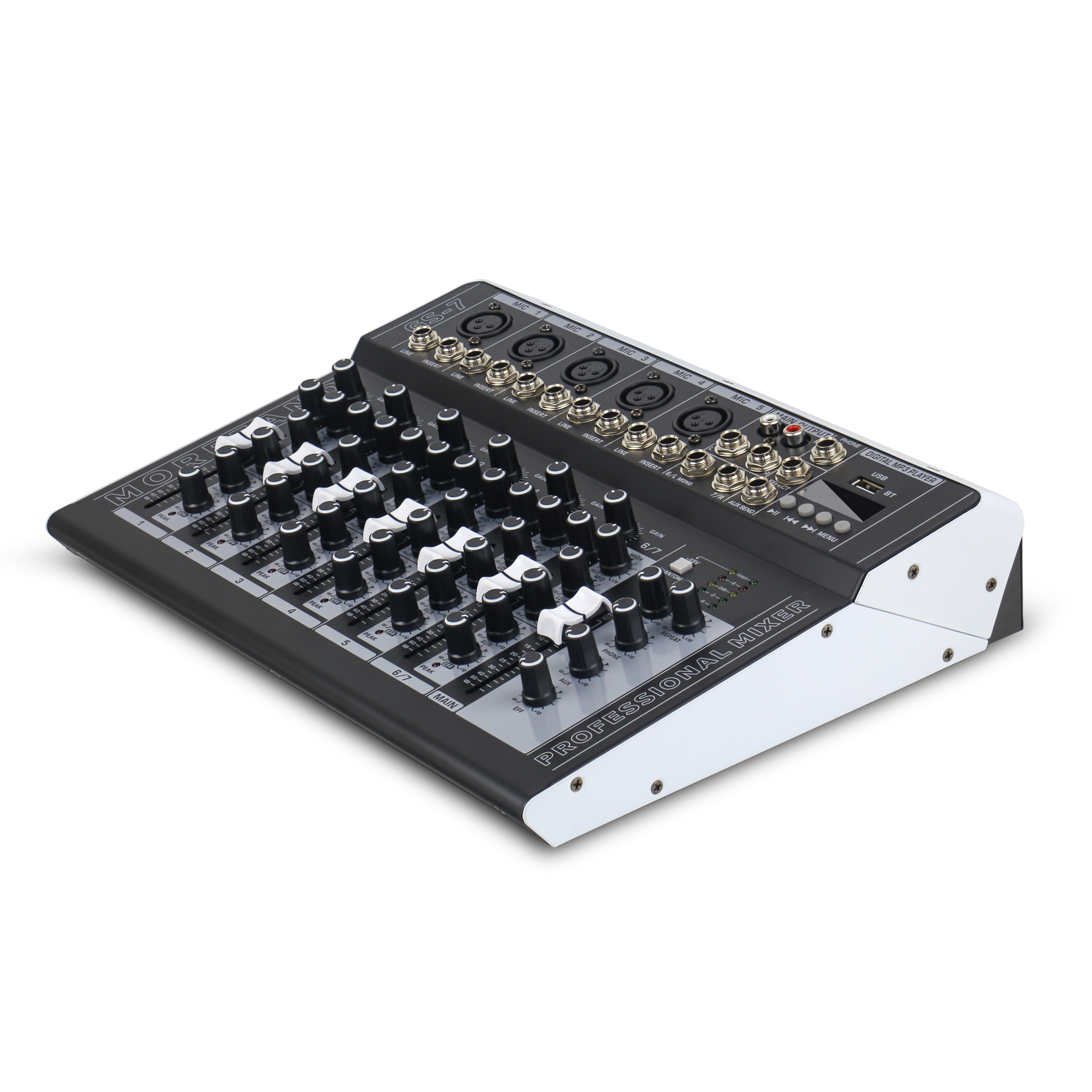 professional mixer 16 DSP audio mixer GS-7, seven-band equalizer, built ...