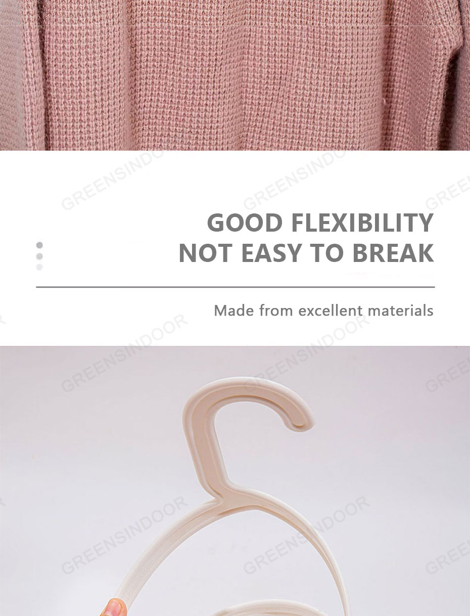 50pcs Hanger Baju Anti-Slip No traces Clothes Hanger Plastic penyangkut ...