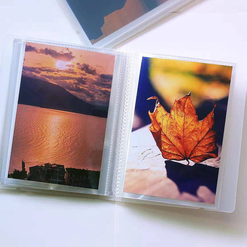 48 Pieces 4R Lomo Card Photo Album KPOP Photocard Album Matte Cover 4R ...