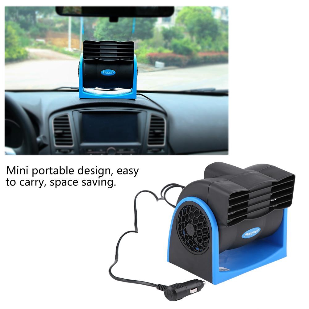 12V Car Cooling Fan Portable Adjustable Speed Rotating Switch With ...