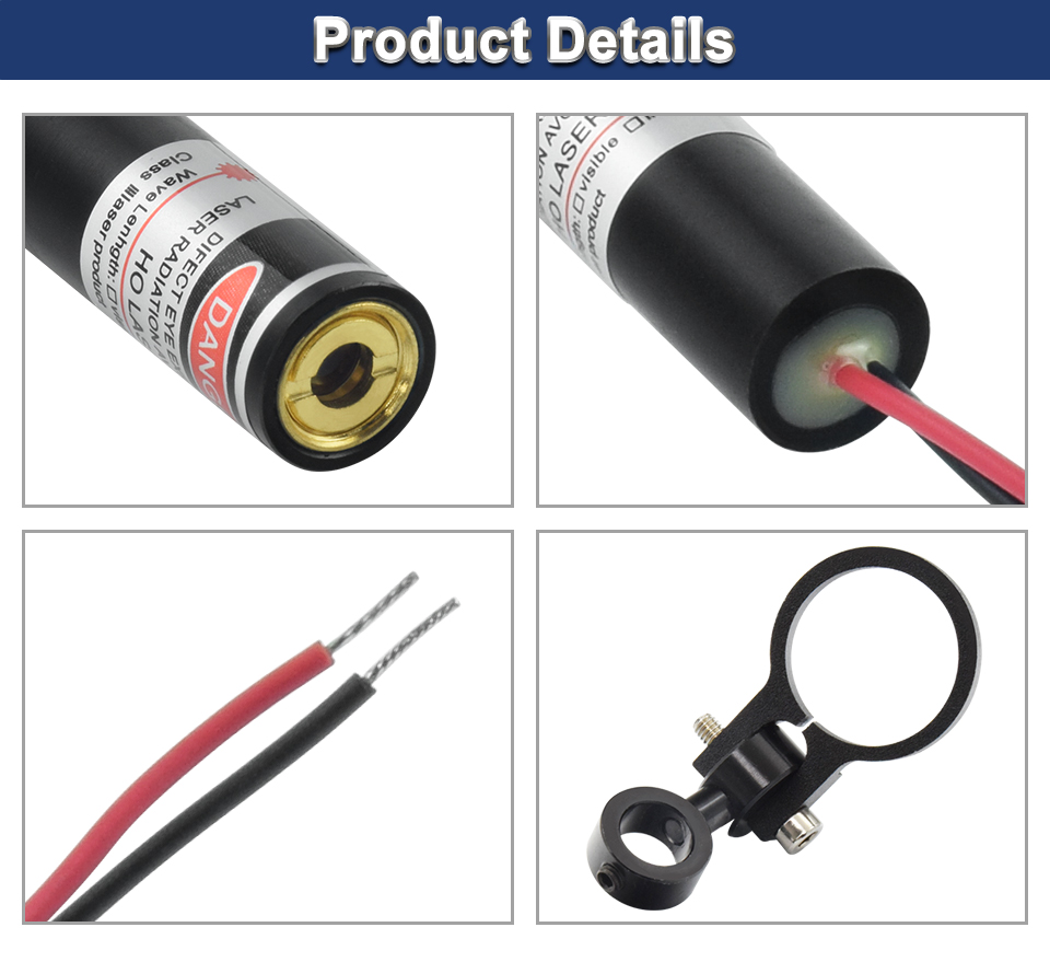 CO2 Diode Module Red Dot Set Positioning DC 5V Laser Engraver CO2 Laser ...