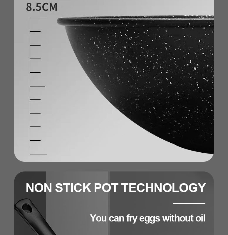 Non-Stick Granite Coated Cooker (Maifan Stone) | Smoke-Free & Lightweight Leper Cooker | For All ...