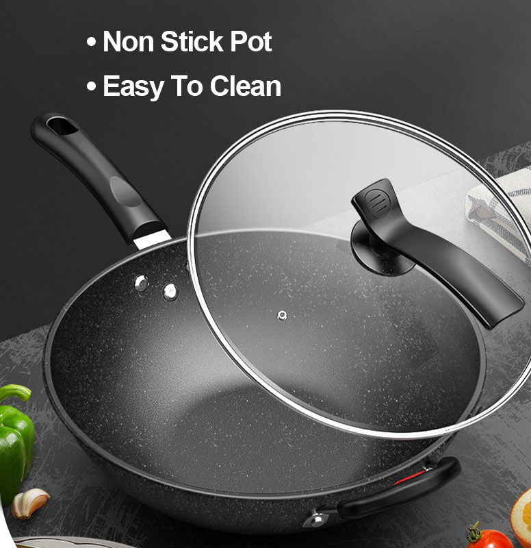 Non-Stick Granite Coated Cooker (Maifan Stone) | Smoke-Free & Lightweight Leper Cooker | For All ...
