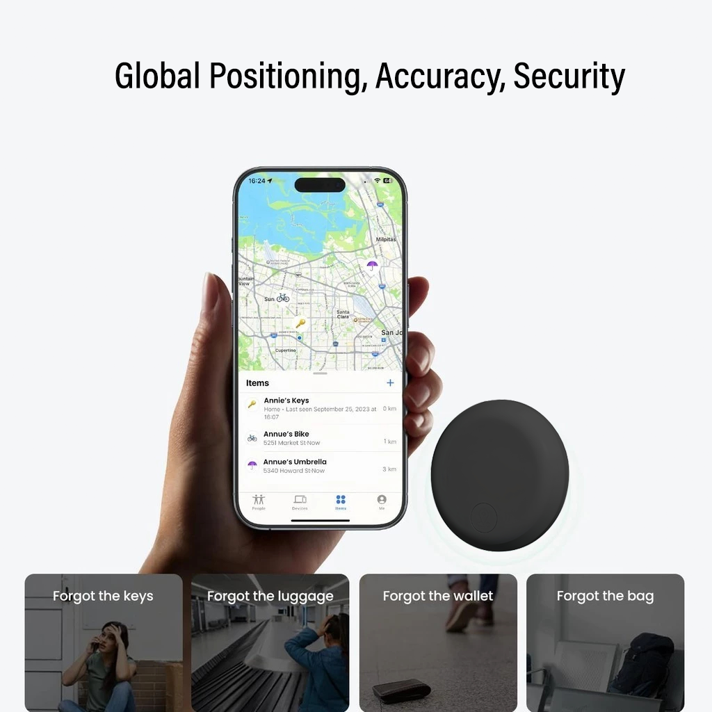 Smart GPS Smart Worldwide Locator Anti Lost Bluetooth5.0 Finder Tag For ...