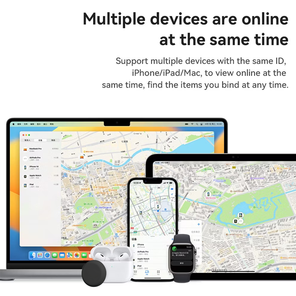 Smart GPS Smart Worldwide Locator Anti Lost Bluetooth5.0 Finder Tag For ...