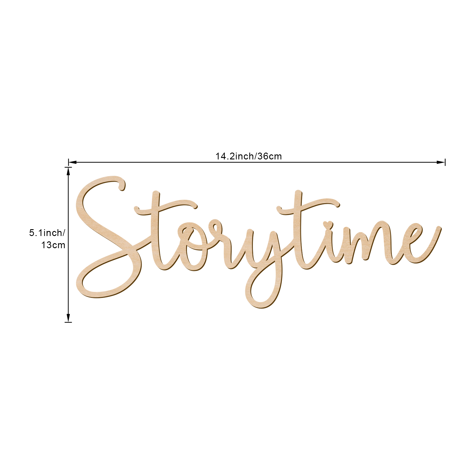 Storytime Wooden Wall Sign Rustic Nursery Wall Art, Kids' Room Décor ...