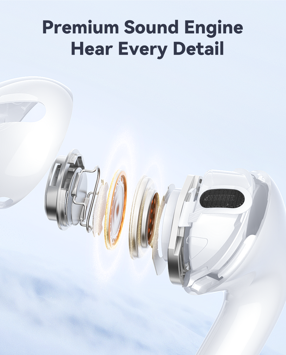 KUULAA YP110 Intelligent Noise cancelling Wireless Earphones IPX5 ...