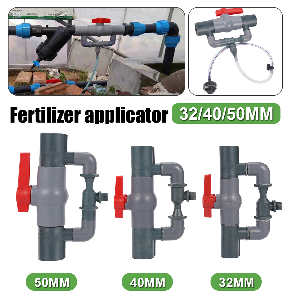 32/40/50mm Agriculture Venturi Fertilizer Injector Set Filter WaterTube ...