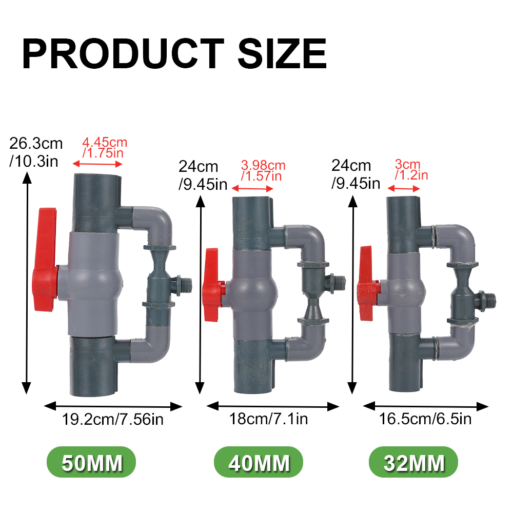 32/40/50mm Agriculture Venturi Fertilizer Injector Set Filter WaterTube ...