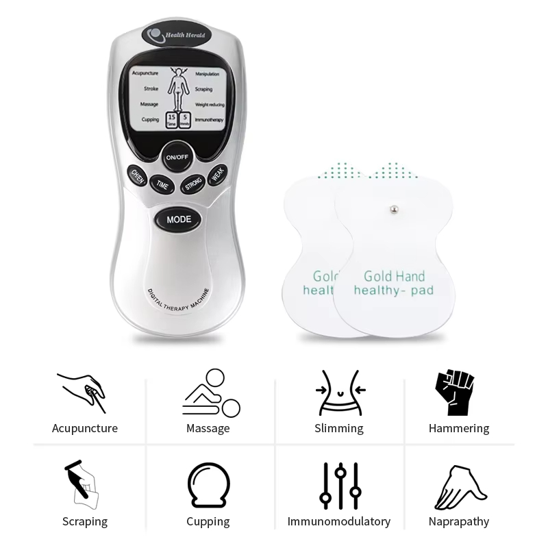 EMS 4Pads Massage Digital Therapy Machine Muscle Stimulation Body ...