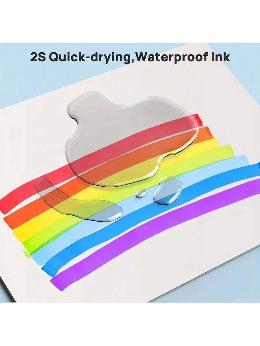 24/36/48/60/80 Color Double-Head Marker Set – Art Coloring Pens for ...