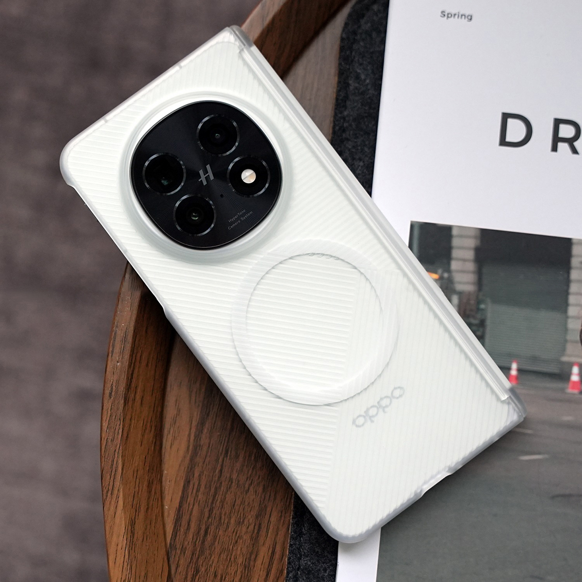 For OPPO Find N5 Casing No Yellowing Hard PC Geometric Lines Phone Case ...