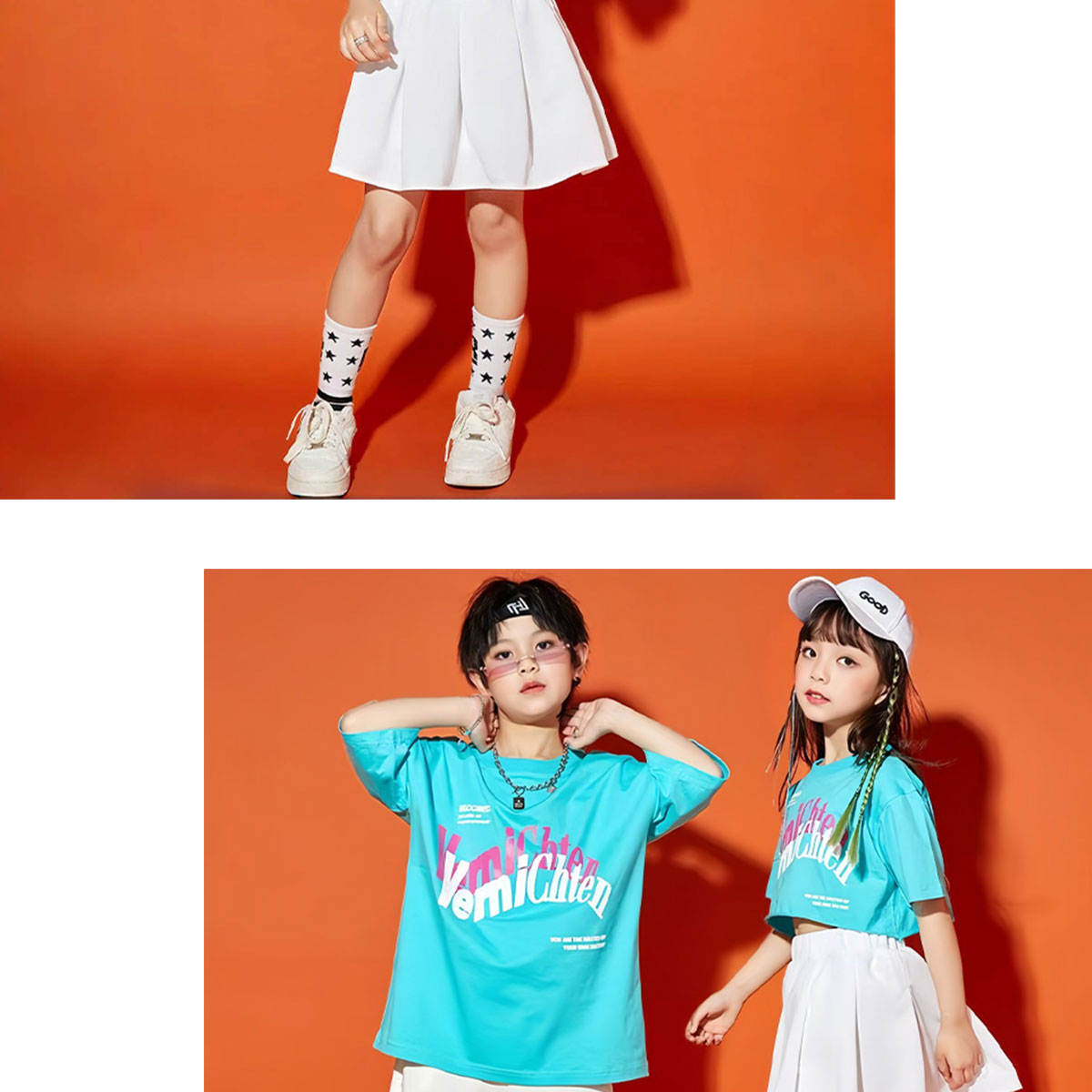 【Beryl kids】Children's performance costume dance hip-hop cool handsome ...
