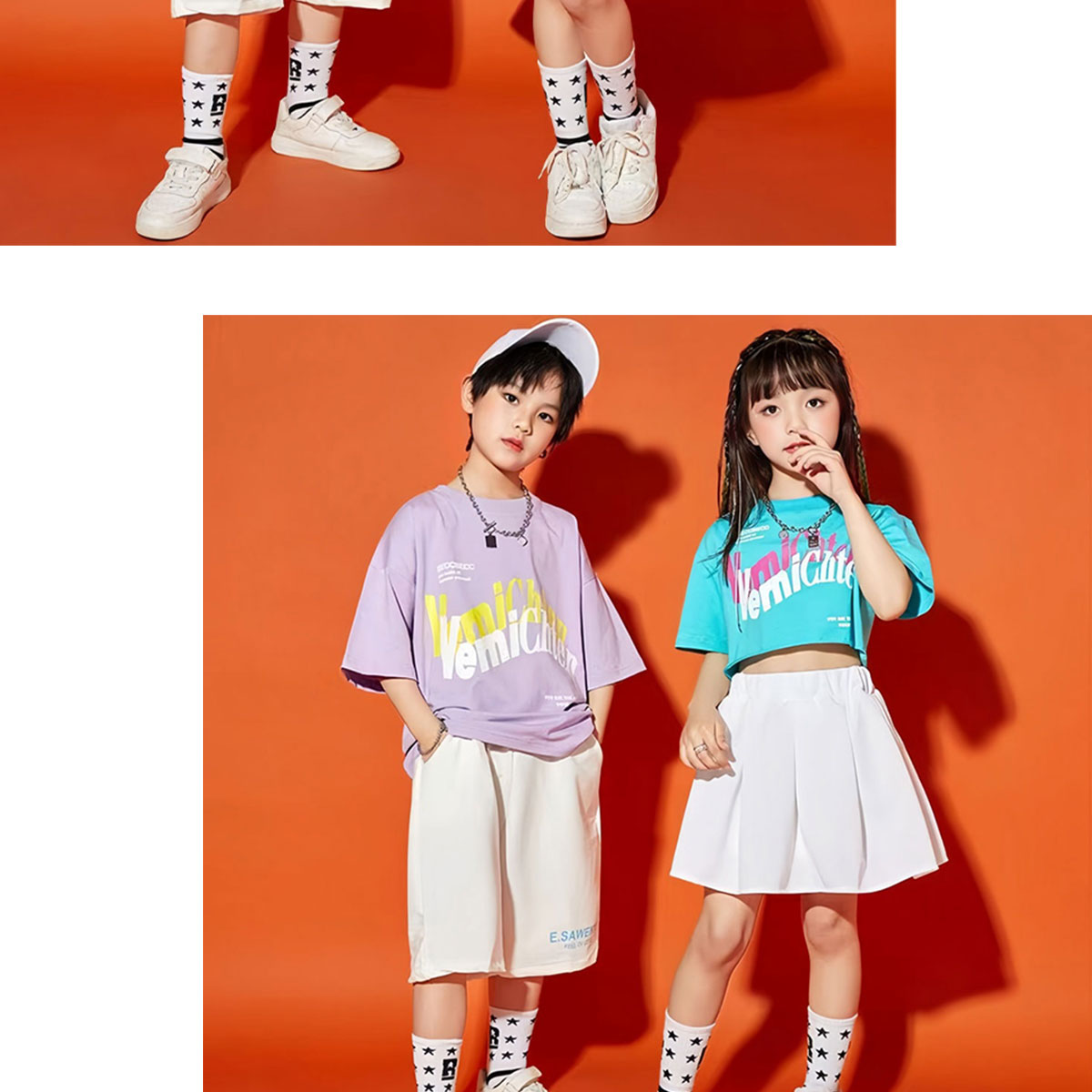 【Beryl kids】Children's performance costume dance hip-hop cool handsome ...