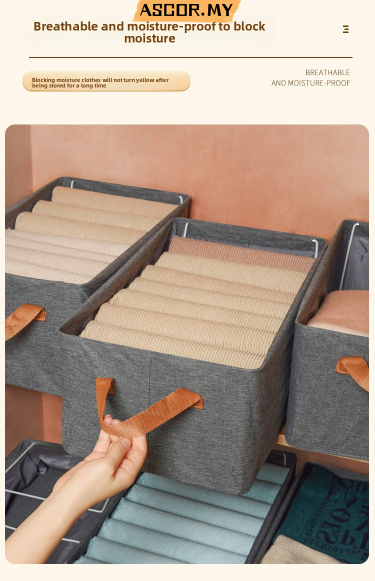 Foldable Under Desk Storage Box | Steel Frame Clothes Organizer Basket ...