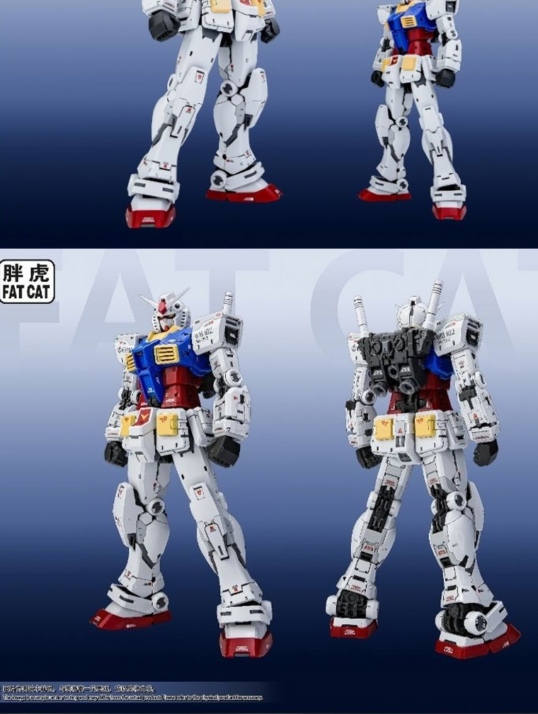 FAT CAT Azu 1/100 Fast Goods Fat Cat Model MG 1/100 RX78-2 [Azu 1: 100 ...