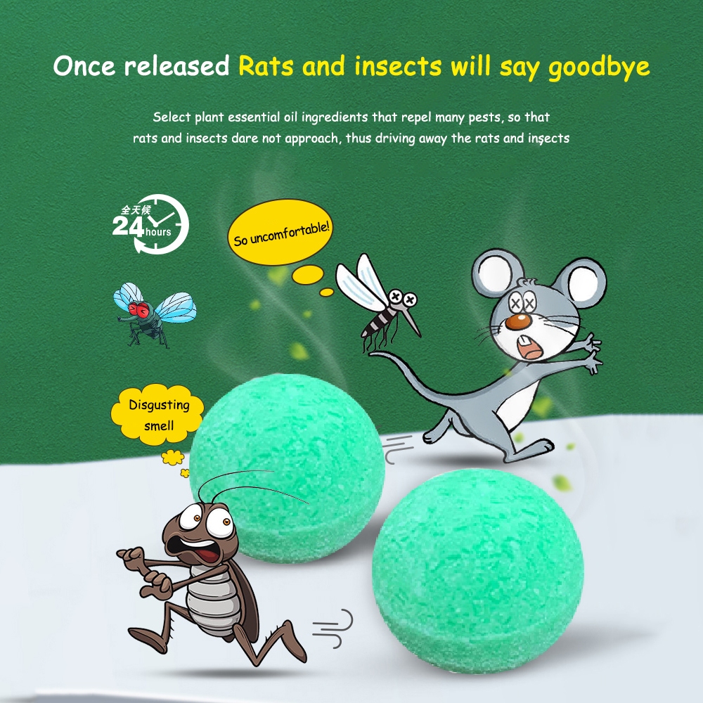 [Malaysia Spot]5Pcs Rat Killer Rat Repellant For Home Mothballs For ...