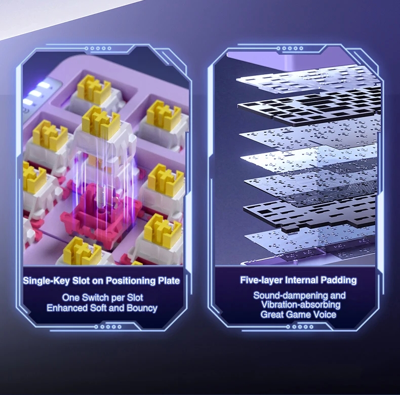 LEOBOG Hi86 Aluminum Mechanical Keyboard Tri-Mode Wireless Custom ...