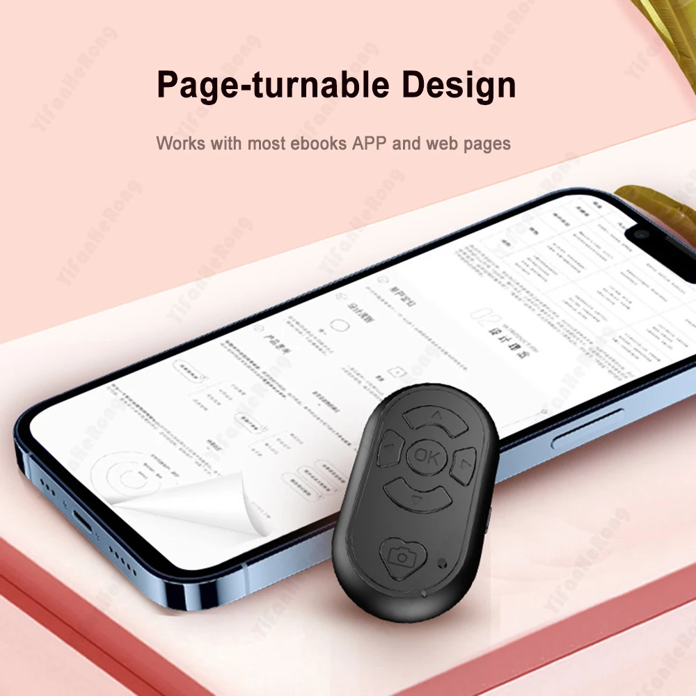 Rechargeable Bluetooth Remote Scroller for Videos, Livestreams & Binge ...