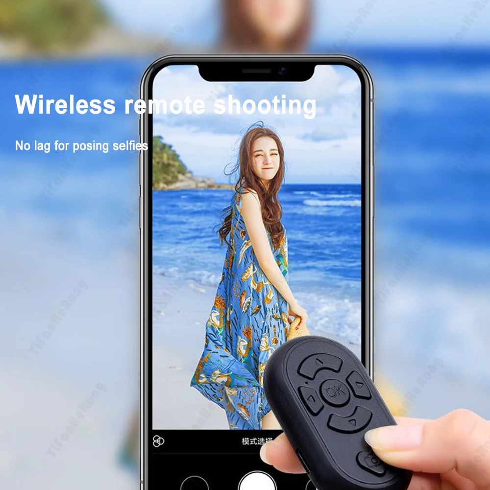 Rechargeable Bluetooth Remote Scroller for Videos, Livestreams & Binge-Watching with Cue ...