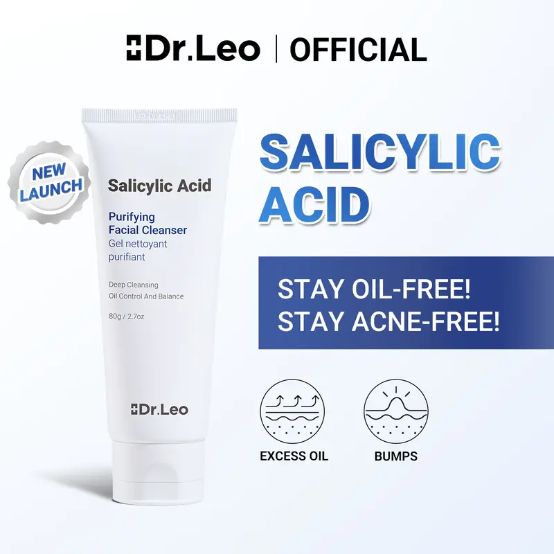 Dr.Leo Salicylic Acid Purifying Facial Cleanser Soothing Oil Control ...