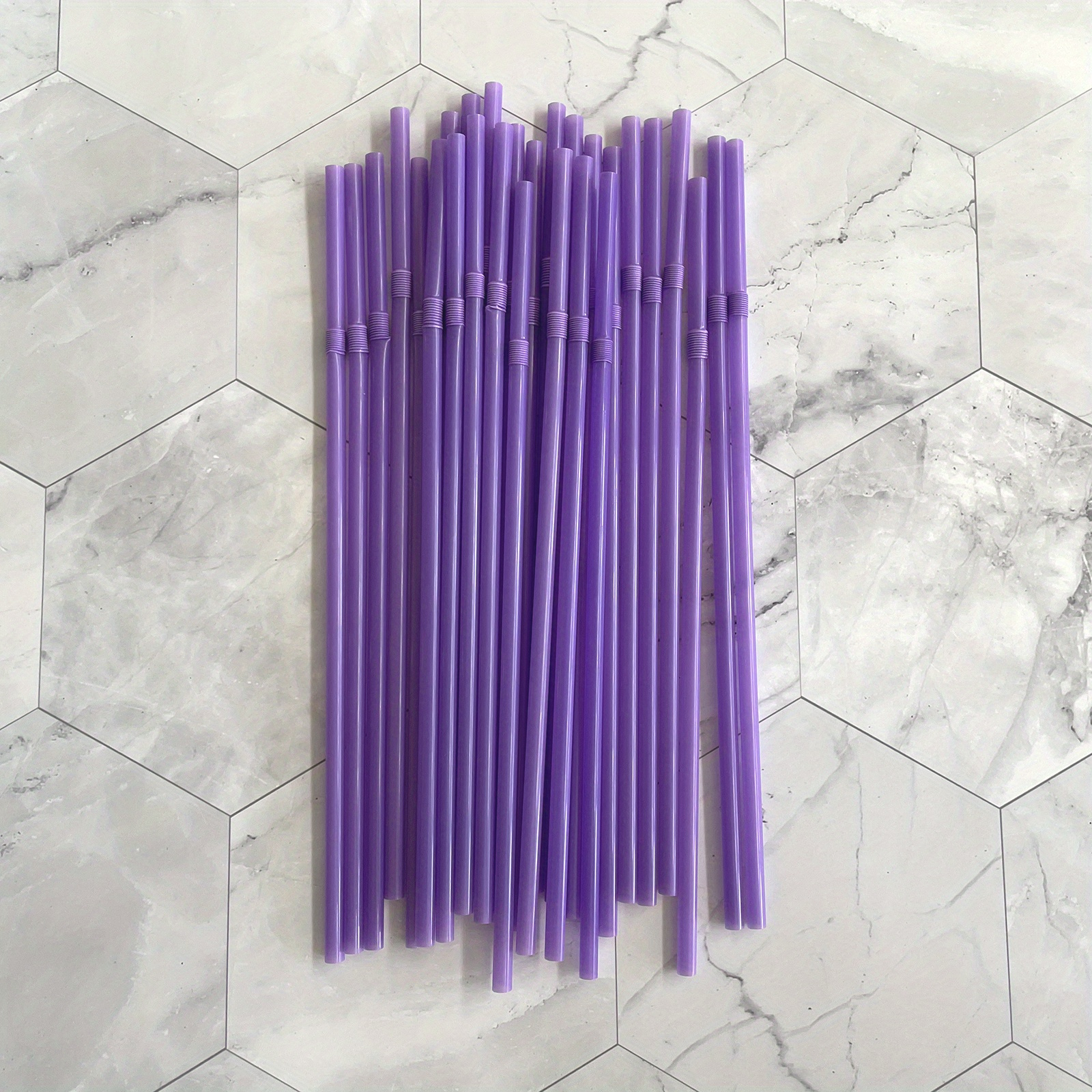 100/500pcs Flexible Plastic Straws Red Orange Yellow Green Pink Blue ...