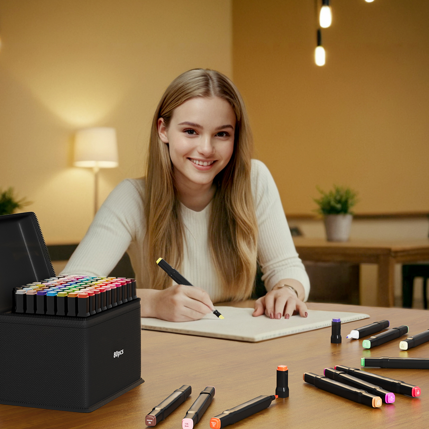 168 Colors Dual-Tip Alcohol Markers | Permanent Art Markers For Drawing ...