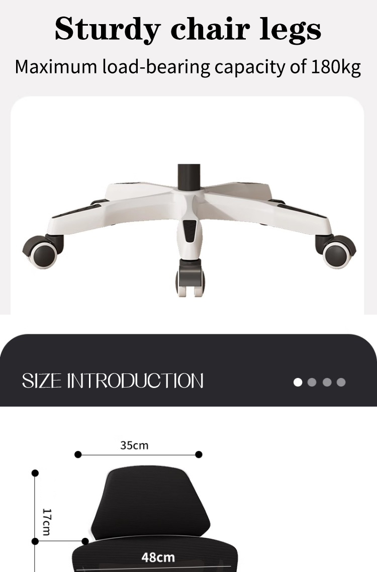 Reclining Computer Chair Household Backrest Chair Staff Office Chair ...