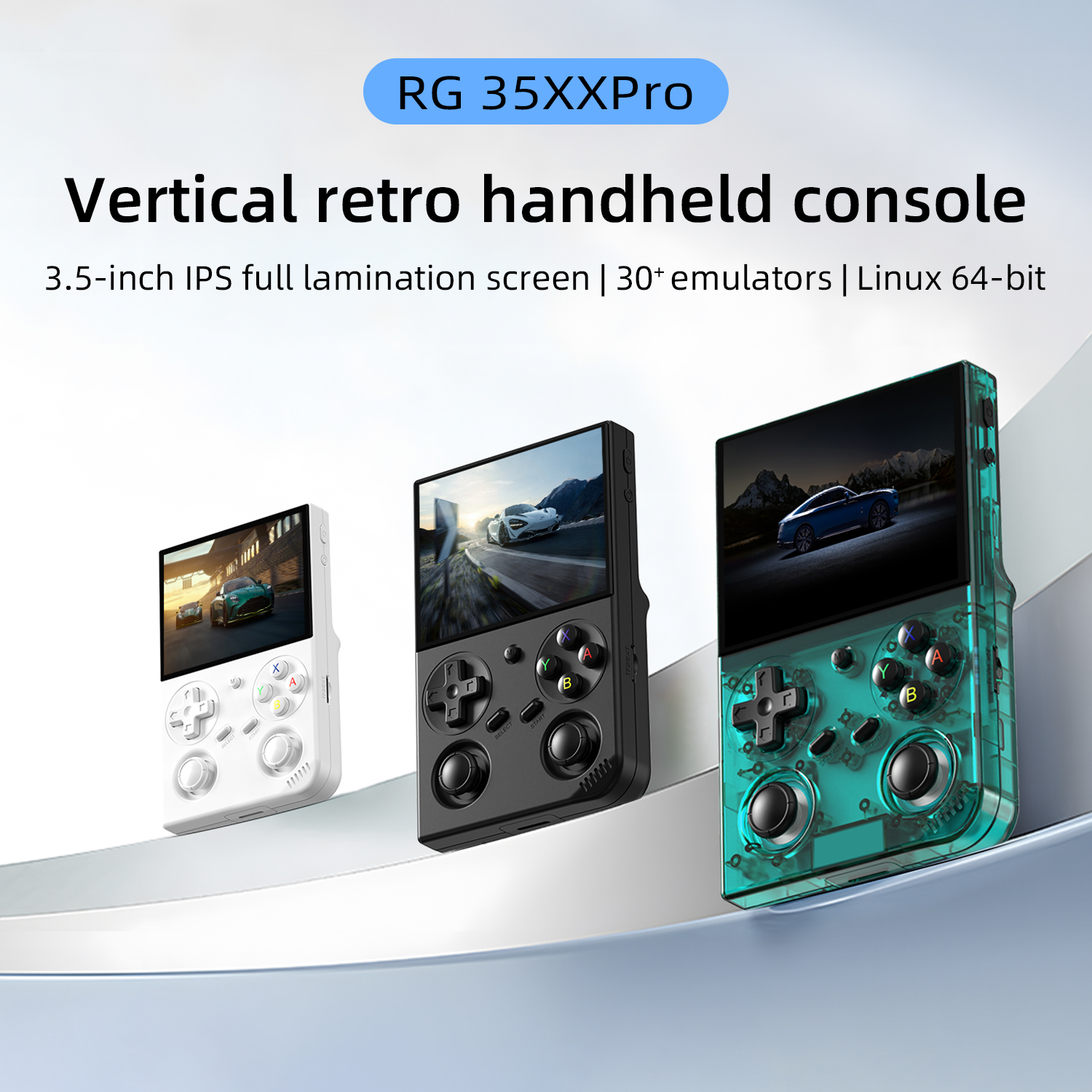 ANBERNIC RG35XXPRO Retro Game Console 3.5-inch Linux 64-bit System H700 ...