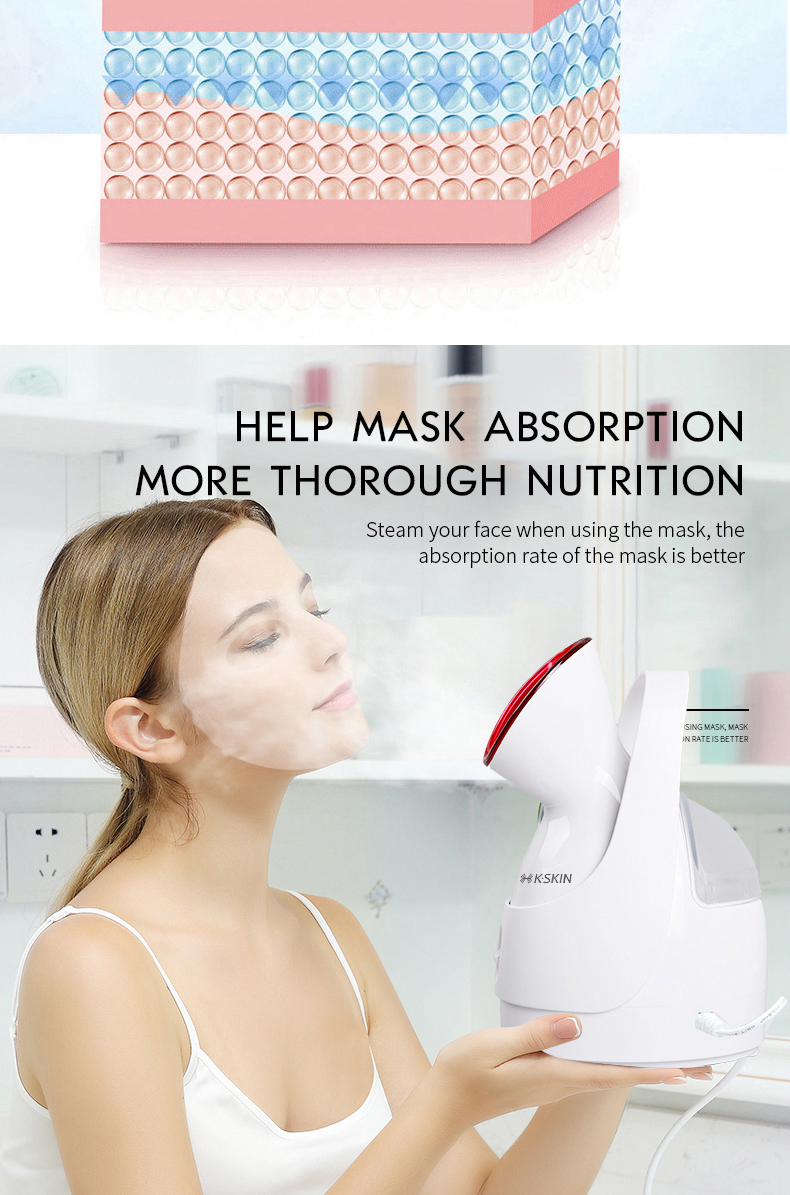 Original K-SKIN【金稻】Hot Mist Ionic Face Steamer Humidifier Ozone ...