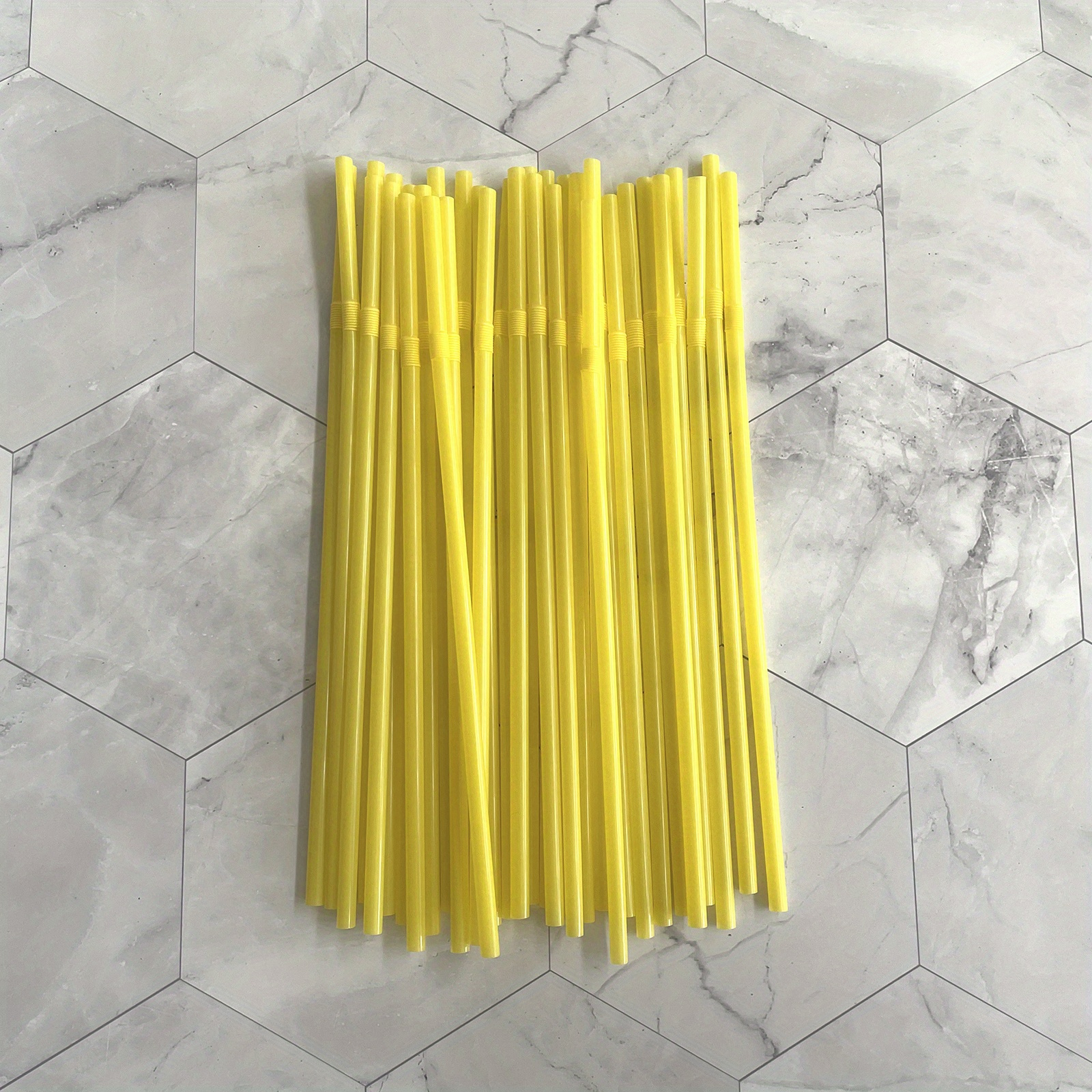100/500pcs Flexible Plastic Straws Red Orange Yellow Green Pink Blue ...