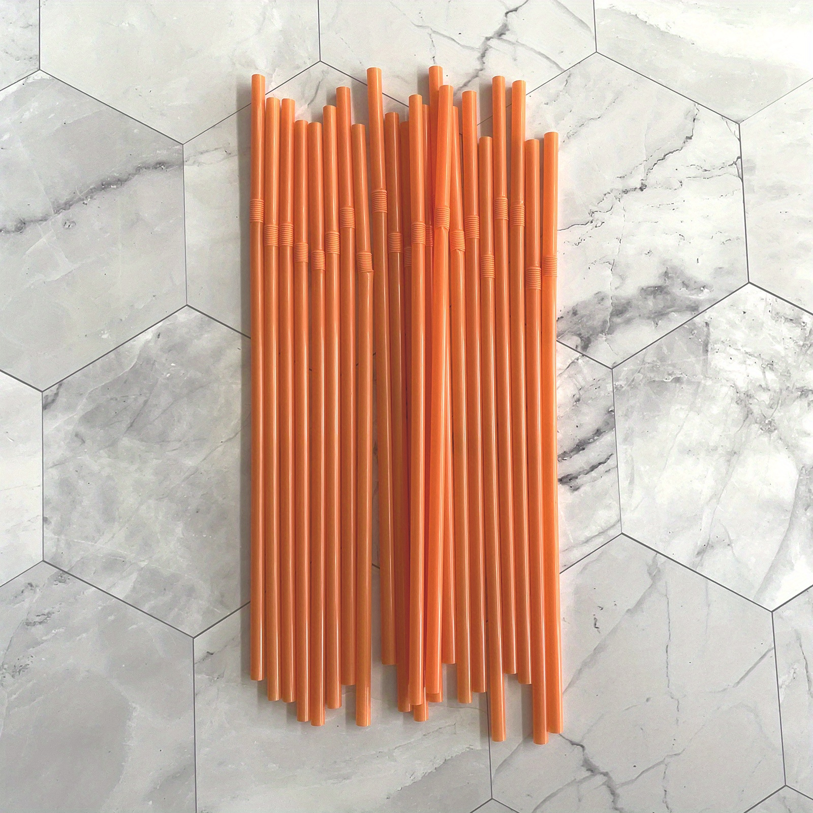 100/500pcs Flexible Plastic Straws Red Orange Yellow Green Pink Blue ...