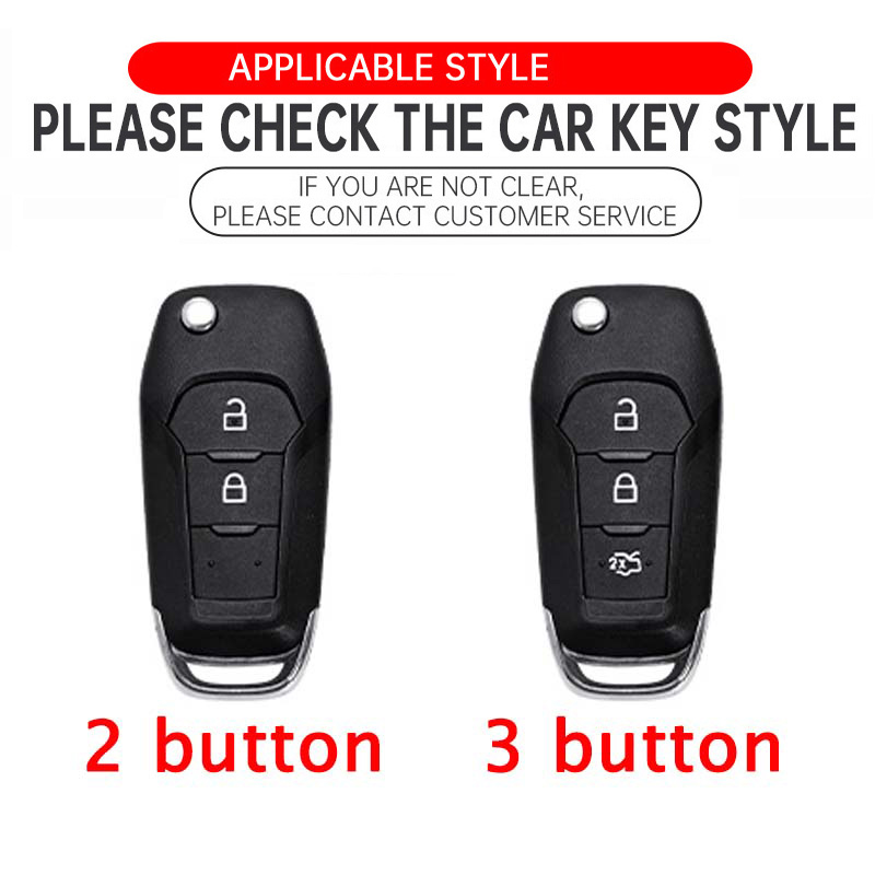 Ford Ranger Car Key cover Remote key case Shell holder pouch key fob ...