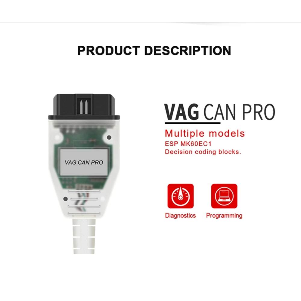 Professional VAG CAN PRO V5.5.1 VCP Scanner OBD2 Diagnostic Interface ...
