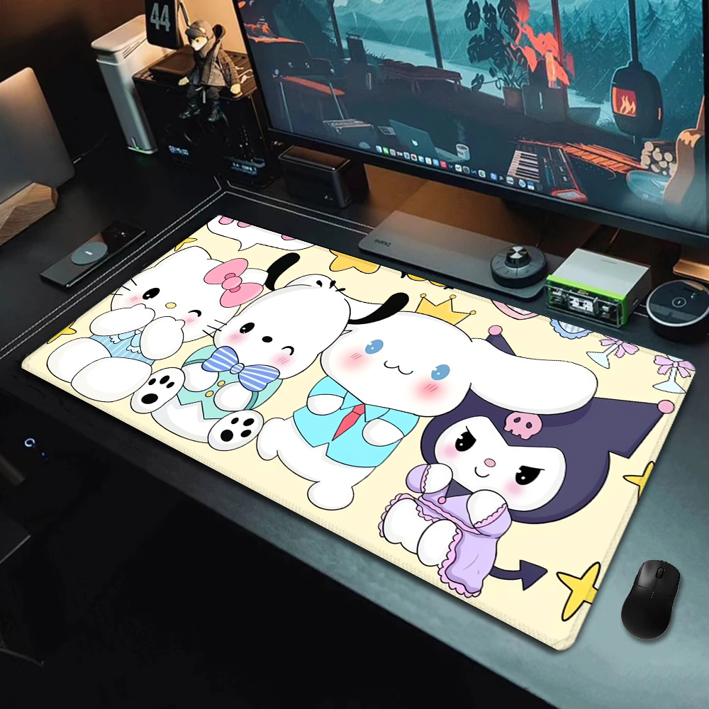 Mouse Pad Gaming Cute Cartoon Sanrio Characters Mousepad Large ...