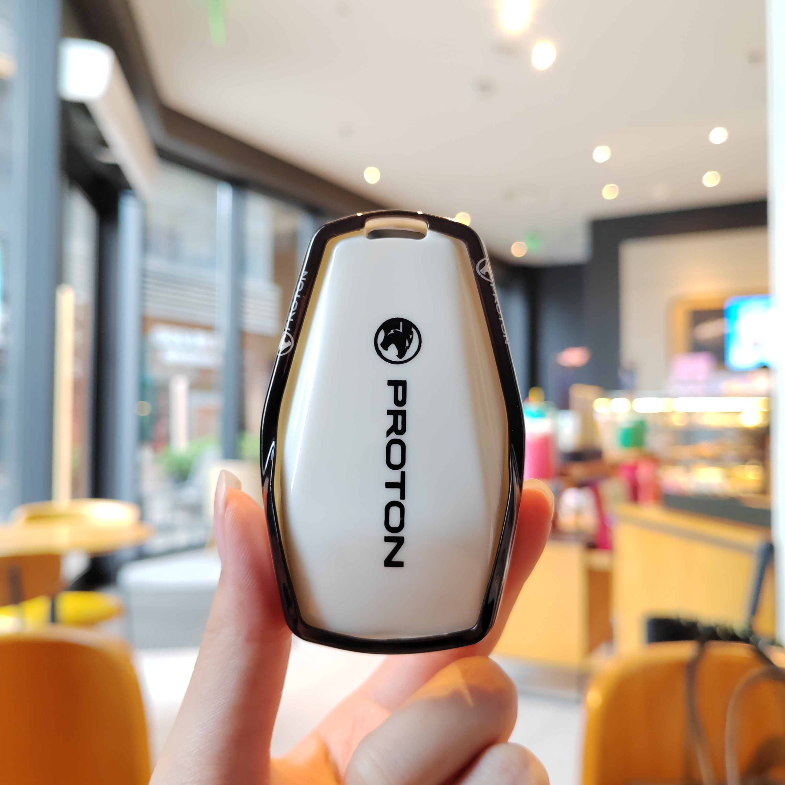 Proton X50 X90 S90 S70 x70 key cover to white shell black edge tpu key ...
