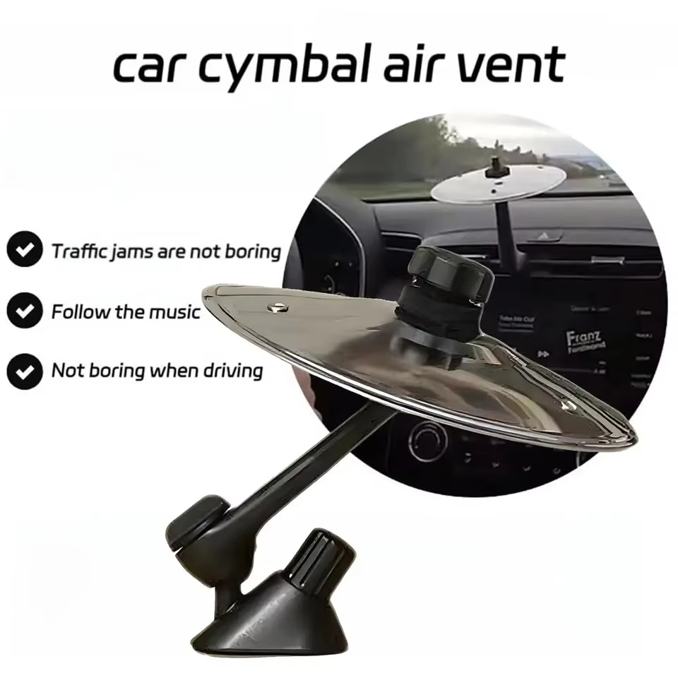 2Pcs Car Hand-shooting Cymbals Car Air Vent Dashboard Crash Cymbal ...