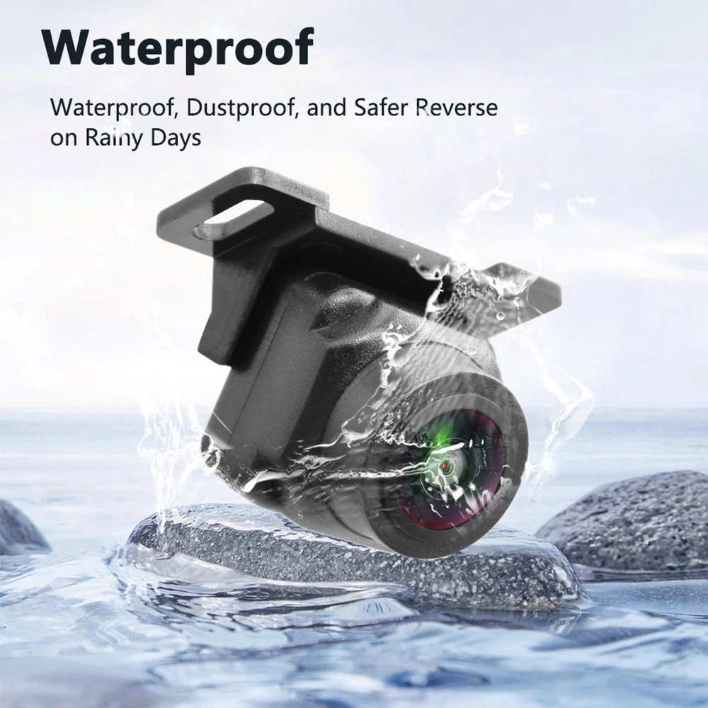 HD 1080P Starlight Night Vision CCD Fisheye Lens Car Reversing Rearview ...