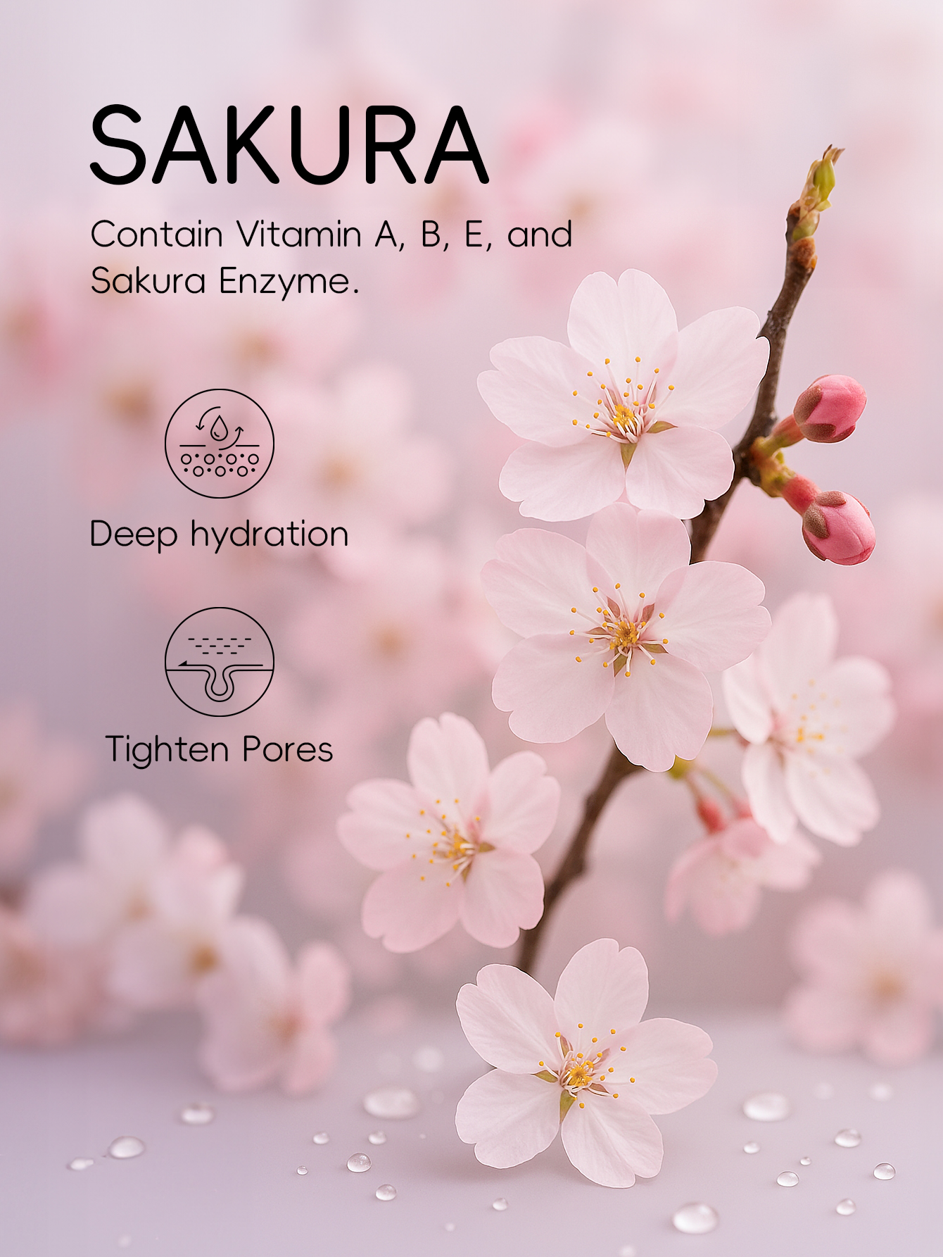 LAIKOU Japan Sakura Hand Cream Long-lasting Hydration Smooth Radiant ...